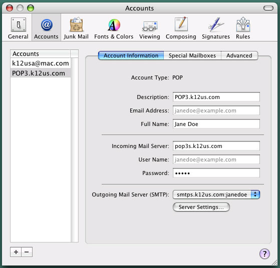 POP3 Access Certificate - WebMailPro by ISBoss.com